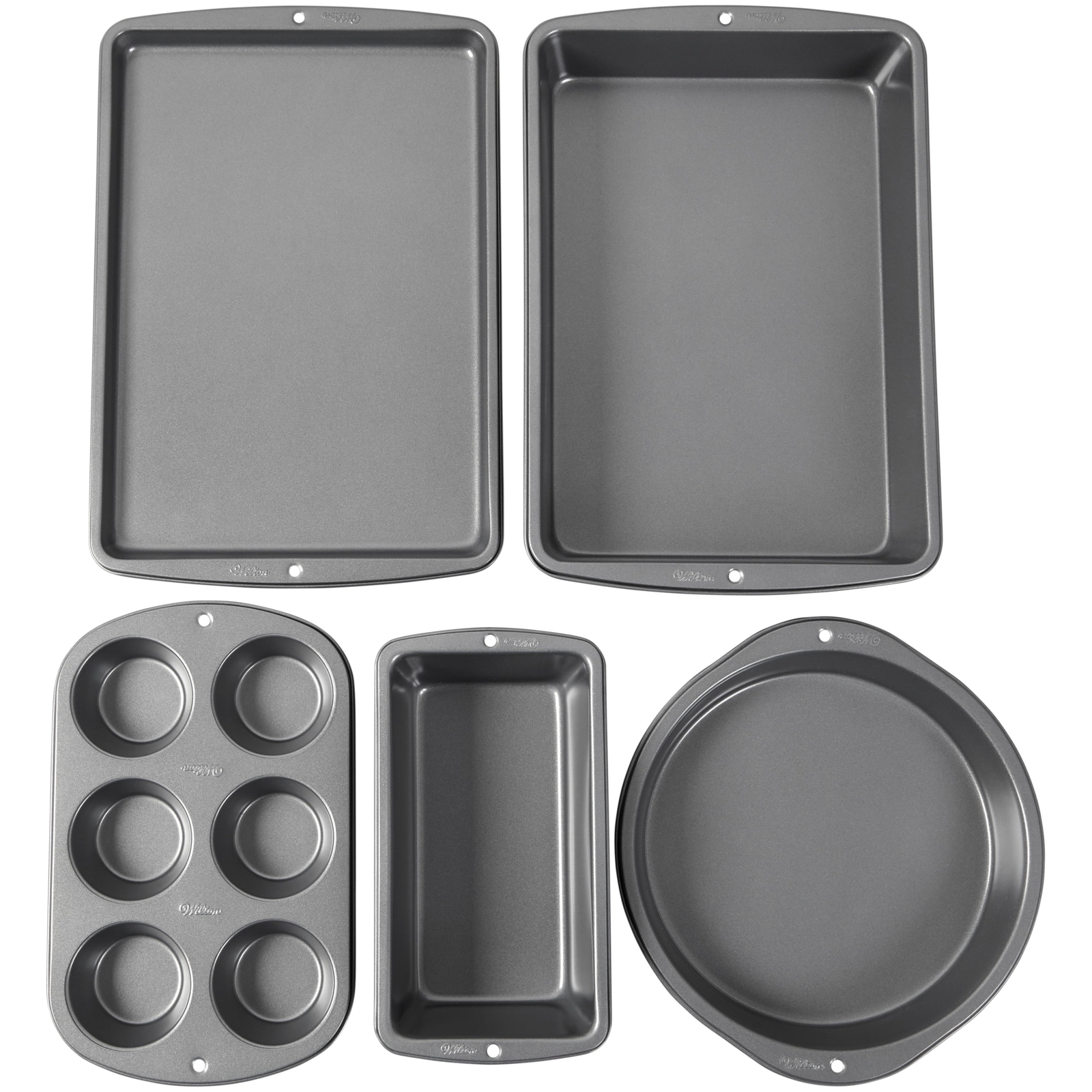 Bake It Better Nesting Steel Non-Stick Bakeware Set, 5-Piece | eBay