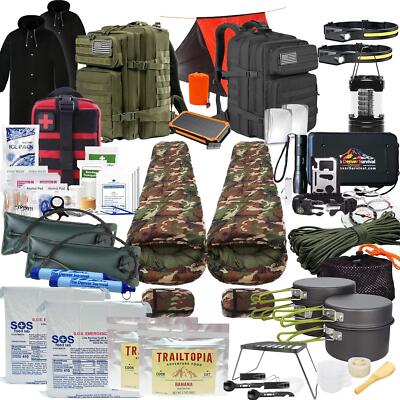 Premium 72 Hour Survival Backpack Kit - Upgraded Bug Out Kit w ...