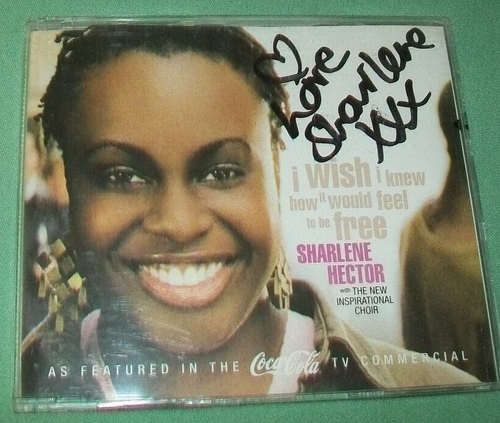 Sharlene Hector Rare Signé CD I Wish I Knew How It Voulez Feel | eBay