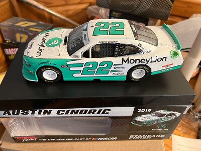 2019 #22 AUSTIN CINDRIC 1/24 AUTOGRAPHED LIONEL MONEY LION | eBay
