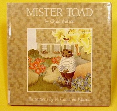 Mister Toad Hardcover N. Cameron, Watson, Clyde Watson 9780027925272 ...