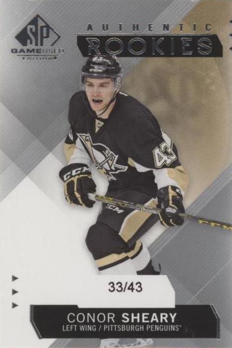 2015-16 SP Game-Used - Authentic Rookies Conor Sheary #207 15-16 UD ...