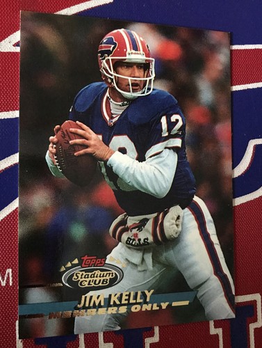 1994 Jim Kelly Topps Stadium Club Members Only Gets A Super Bowl Record ...