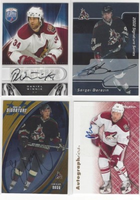 2009-10 Be A Player Signatures #SDW Daniel Winnik Phoenix Coyotes | eBay