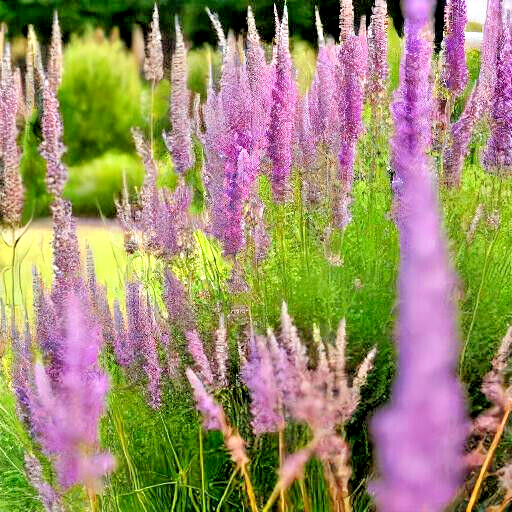 500 Purple Love Grass Seeds (E. spectablis) | Ornamental Flowering ...