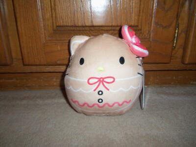 NEW, Squishmallow Hello Kitty Gingerbread 6.5" 2023 Christmas Plush | eBay