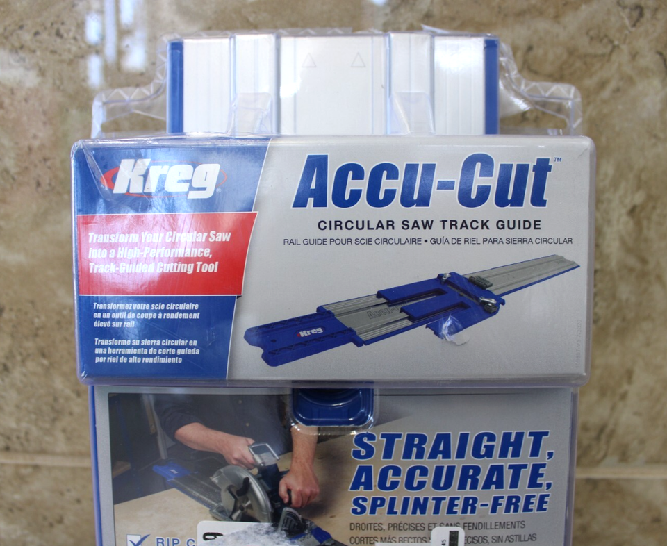 Kreg Accu-Cut Aluminum Circular Saw Track Guide KMA2700 / NEW, FREE ...
