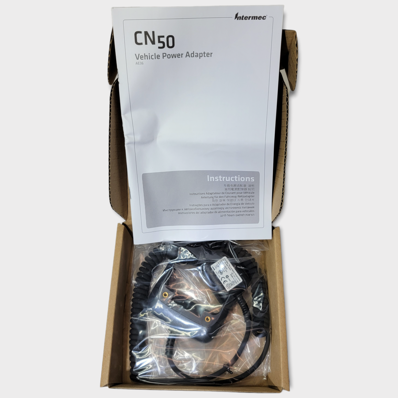 Intermec Cn50 Cn51 Vehicle Power Adapter Car Charger 852-070-001 for ...