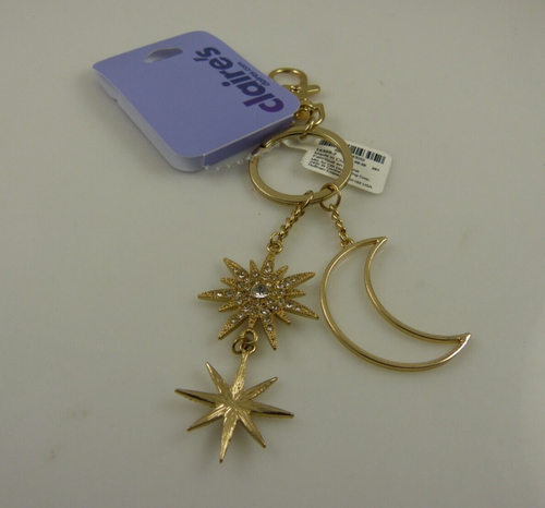 key chain moon stars charm key chain bling crystals moon | eBay