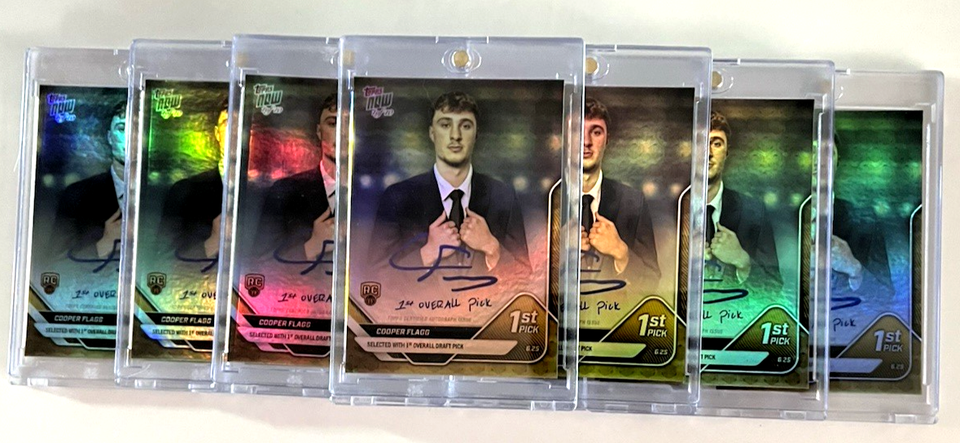 Cooper Flagg *LAST 1 IN HAND* 2025 Topps Now DP1 RC Rookie /10 STICKER ...