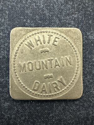 Hastings, Nebr White Mountain Dairy Good For 1 Qt Milk dairy token ...