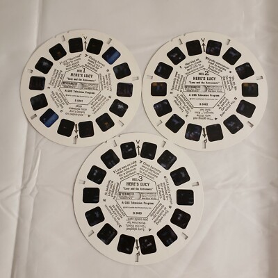 HERE'S LUCY "Lucy And The Astronauts" VIEW-MASTER REELS 1971 *FREE ...