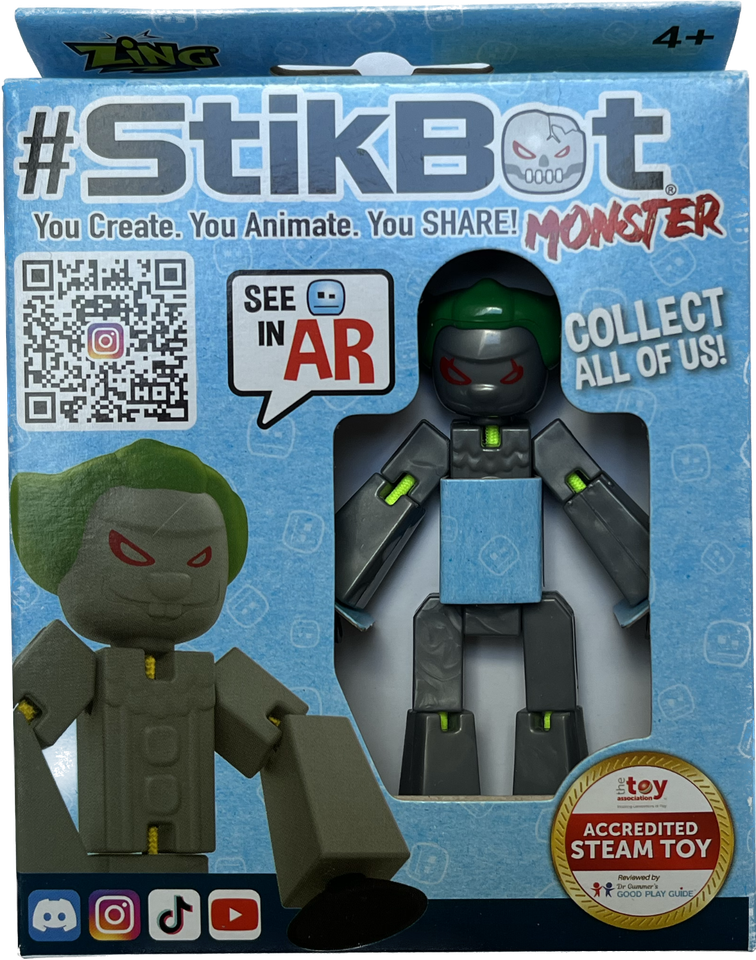 Genuine Boxed Stikbot Robot Stickbots Stop Motion Animation - Latest ...