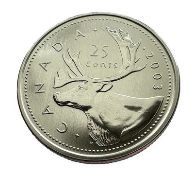 2003 Canada Quarter 25 Cents Specimen Coin , Mint UNC From Specimen Set ...
