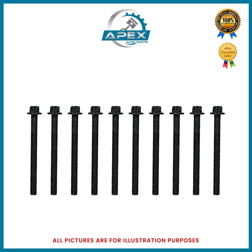 HEAD BOLTS SET FOR RENAULT MEGANE 2.0 DCI DIESEL ENGINE M9R 7701473571 ...