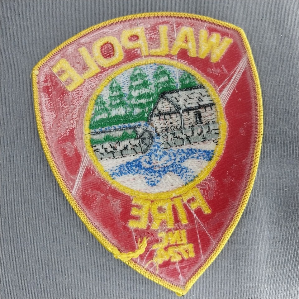 Walpole MA Massachusetts Fire Department 5" Shoulder Patch | eBay