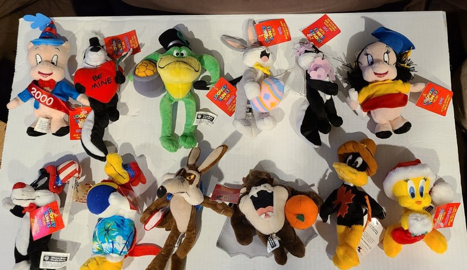 Looney Tunes Year Porky Pig JANUARY 2000 Mini Bean Bag Plush WB NWT | eBay