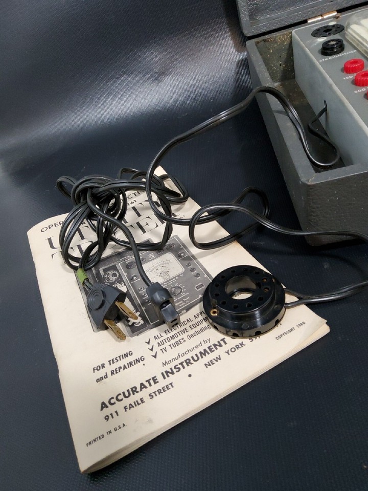Parts/Repair Radio Tube Tester Accurate Instrument Company Model 161 ...