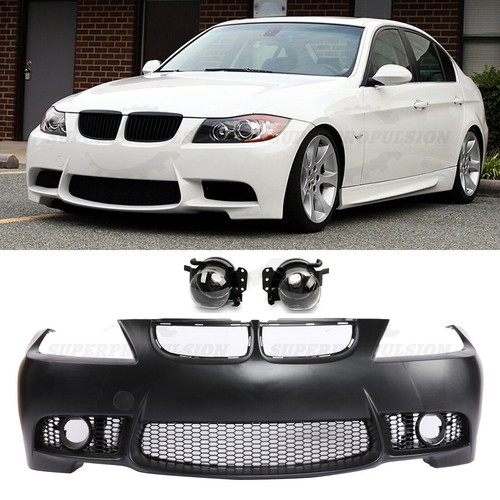 BMW E90 E91 3-Series 06-08 M3 Style Front Bumper with Fog Lights in ...