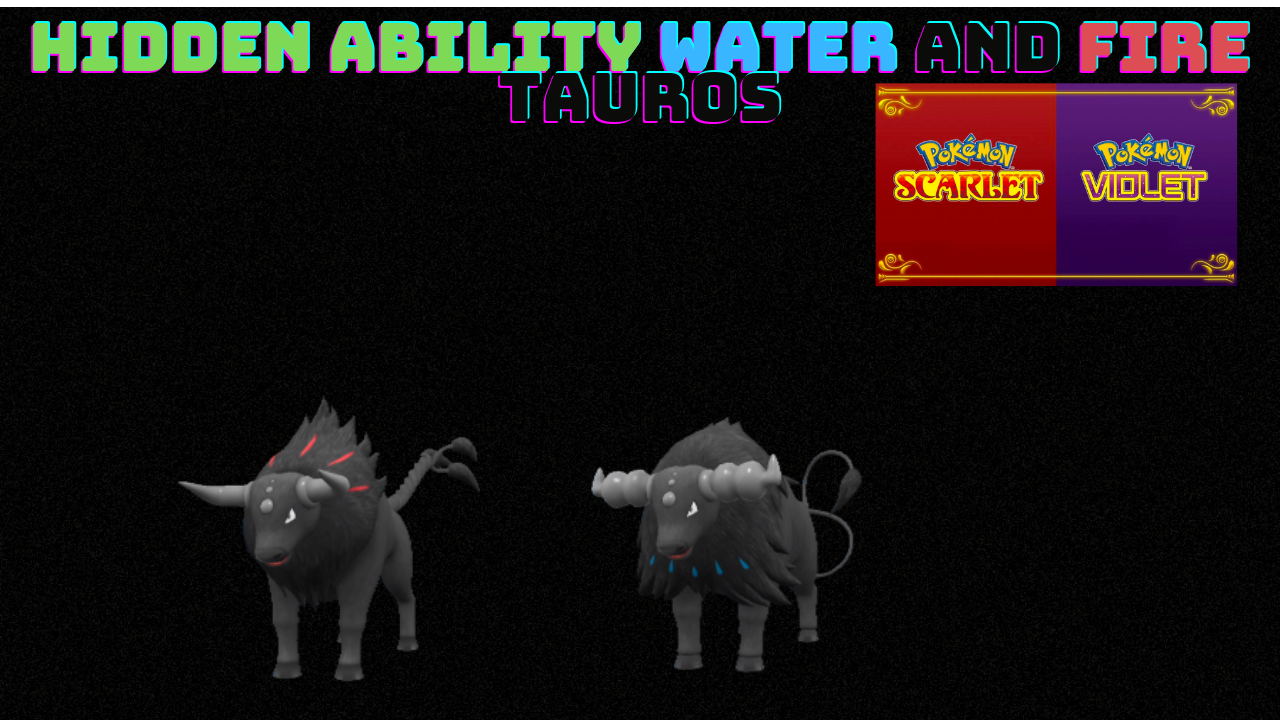 Pokemon Scarlet and Violet: Hidden Ability (Cud Chew) Water and Fire ...