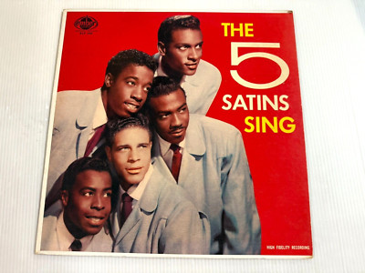 5 SATINS Sing MONO LP 1959 Ember ELP 100 REISSUE FIVE DOO-WOP VOCAL R&B ...