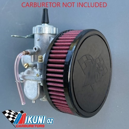 MikuniOz Pancake Air-Cleaner, Suits Mikuni VM/TM 62mm Carb Spigots, 2 ...