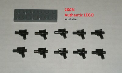 LEGO NEW Black Small Hand Blaster with Scope (10x) 6360207 Brick 92738 ...