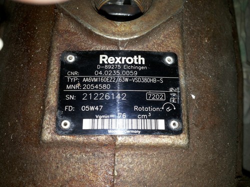 Motore Pompa Idraulica Rexroth D-89275 Elchingen | eBay