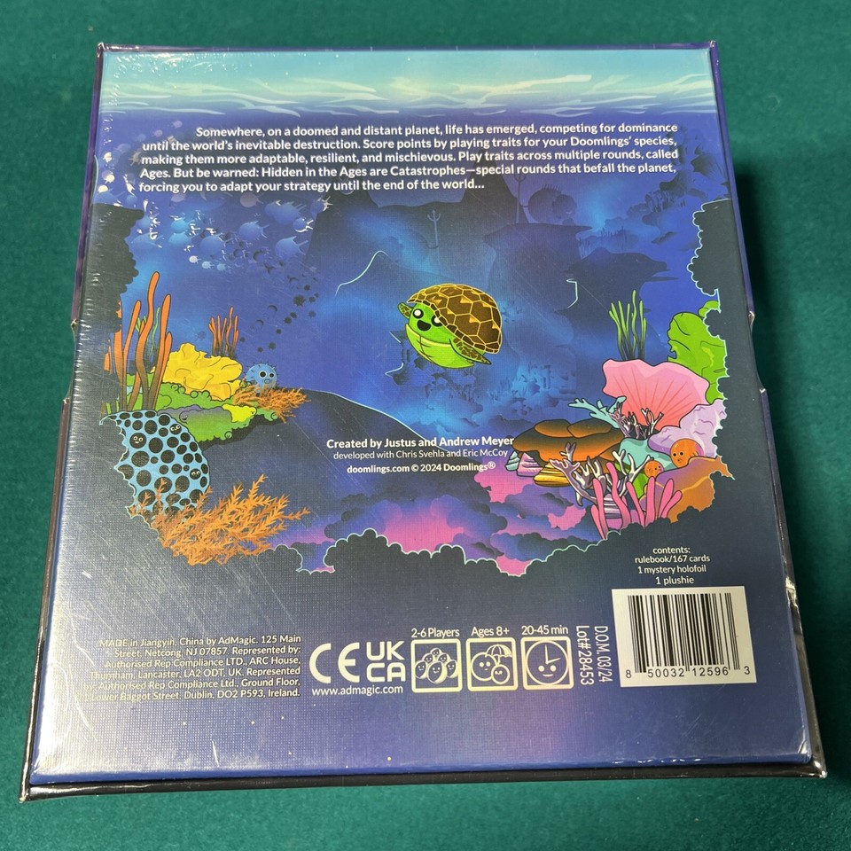 Doomlings Card Game With Plush Toy - Exclusive Edition - Sealed New ...