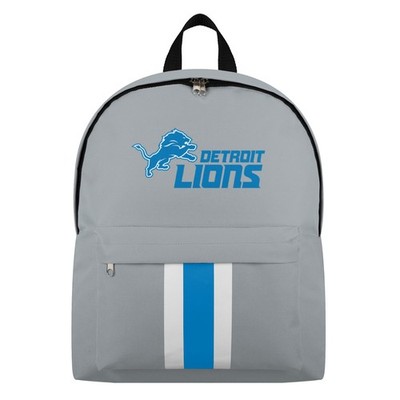 Detroit Lions NFL Logo Solid Stripe Backpack Travel School Work | eBay