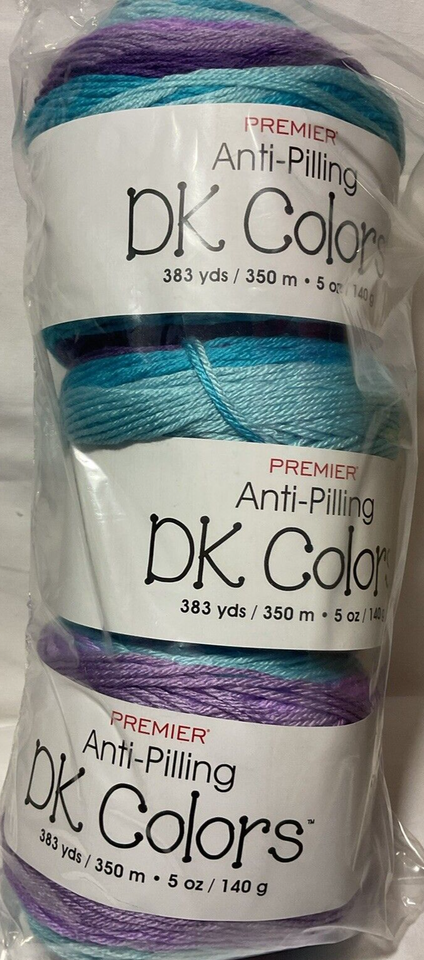Premier Anti-pilling Yarn 3 Pack DK Colors “Wisteria” 847652079288| eBay