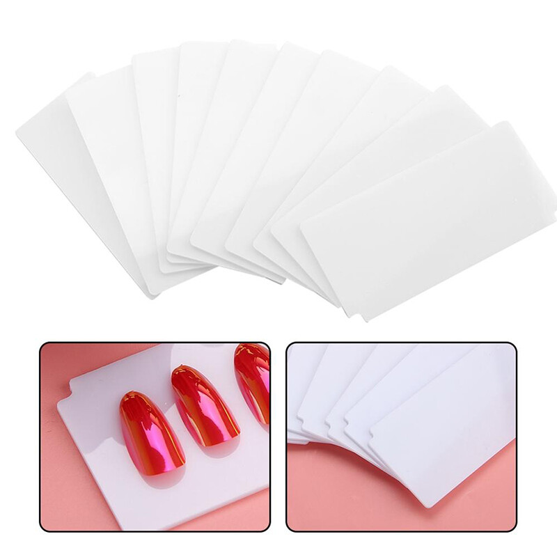 10X Fake Nail Display Stand Box Show Holder Plastic Partition Plate ...