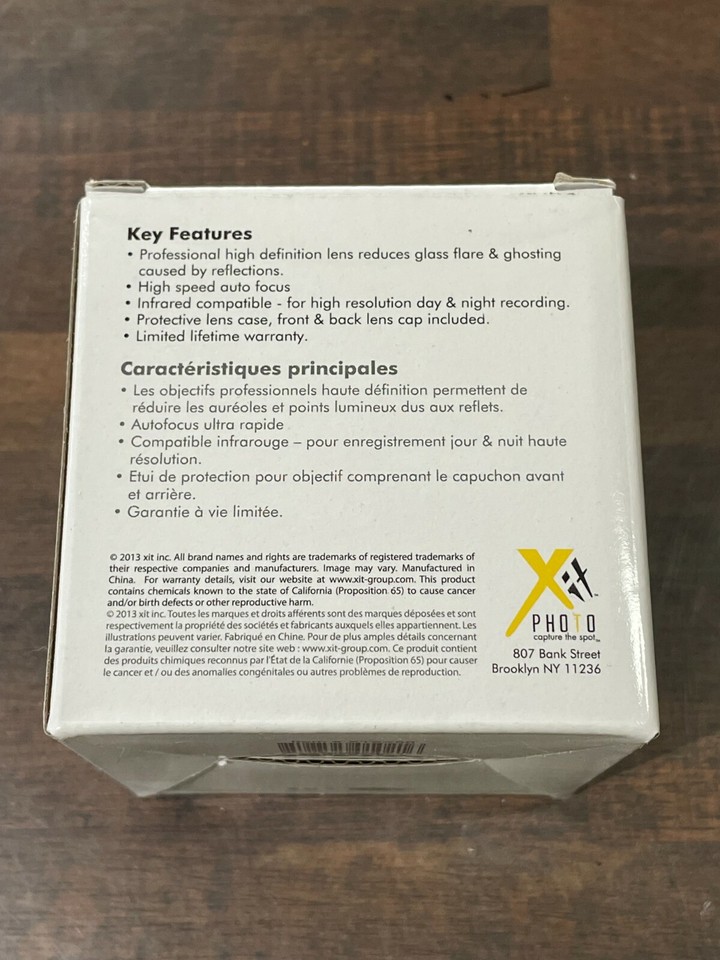 Xit Photo Pro Series 2.2x High Definition AF Telephoto Lens Ships Free ...