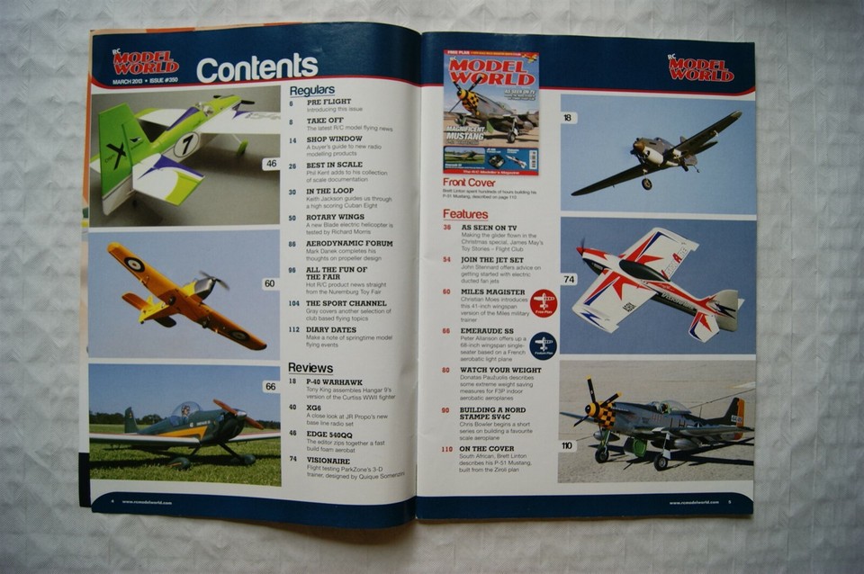 2013 Radio Control Model World Magazine - March + Plan | eBay