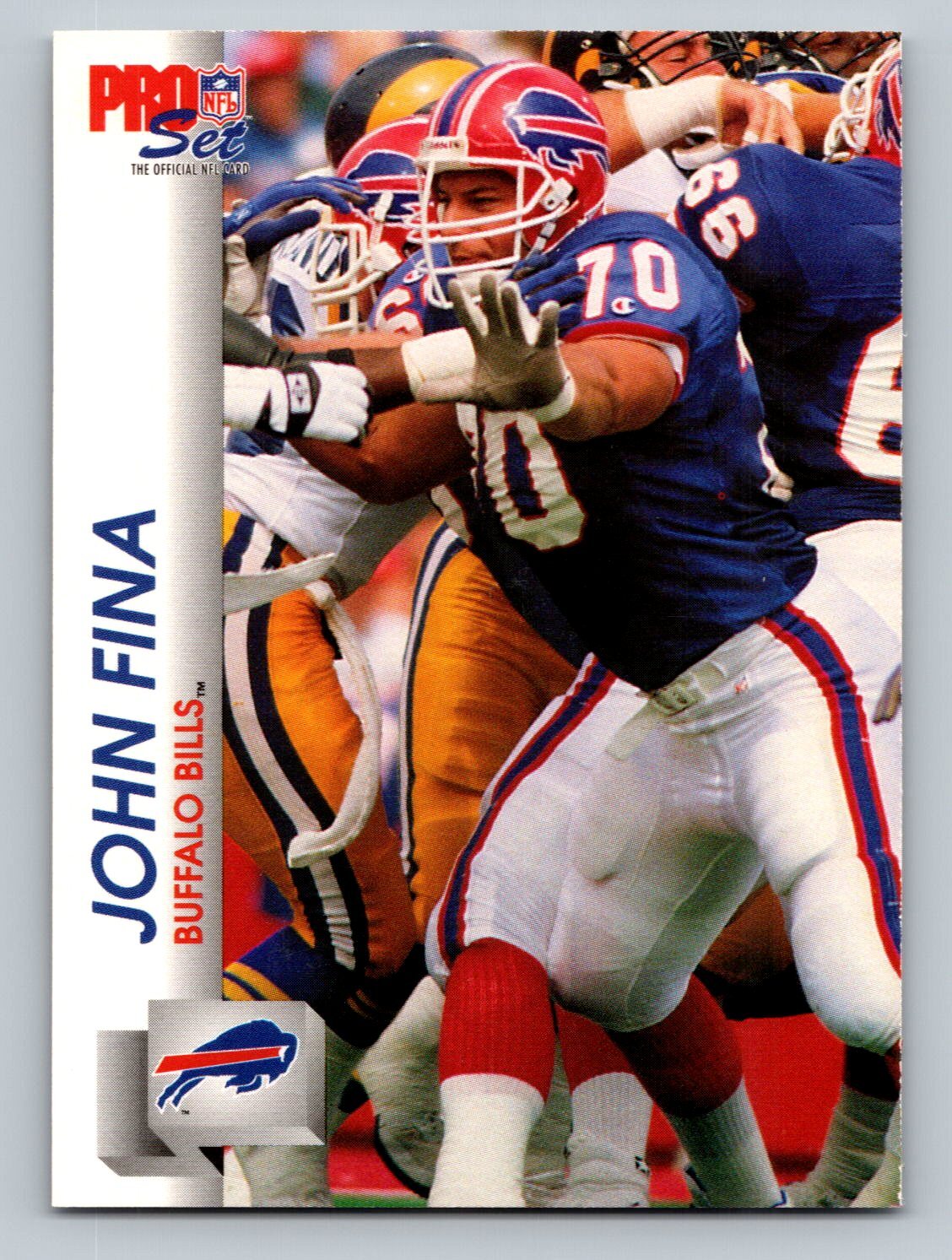 1992 Pro Set #440 John Fina RC Rookie Buffalo Bills | eBay