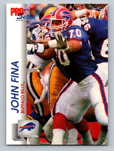 1992 Pro Set #440 John Fina RC Rookie Buffalo Bills | eBay