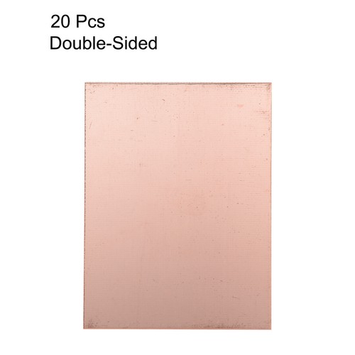 20Pcs 100x75mm Double-Sided Copper Clad Laminate PCB Plain Circuit ...