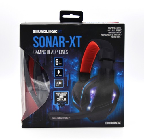 Soundlogic Sonar XT Gaming Headphones With Color Changing Lights | eBay