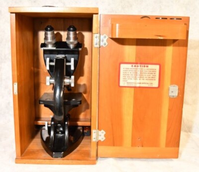Bausch & Lomb Binocular Microscope w 4 Oc Lenses, 3 Obj Lens and SS ...