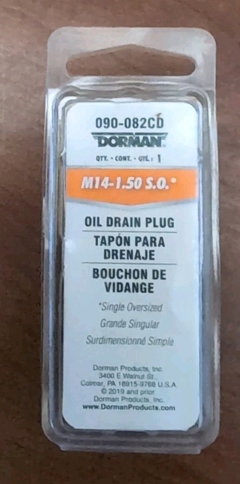 Dorman 090-082CD - Oil Drain Plug Oversize M14-1.50 S.O. - Head Size ...