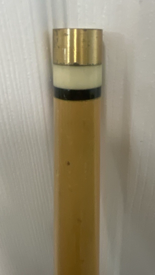 Vintage Carved Wood/Brass Handle 4Pc. Pool Cue Stick Sneaky Pete Circa ...