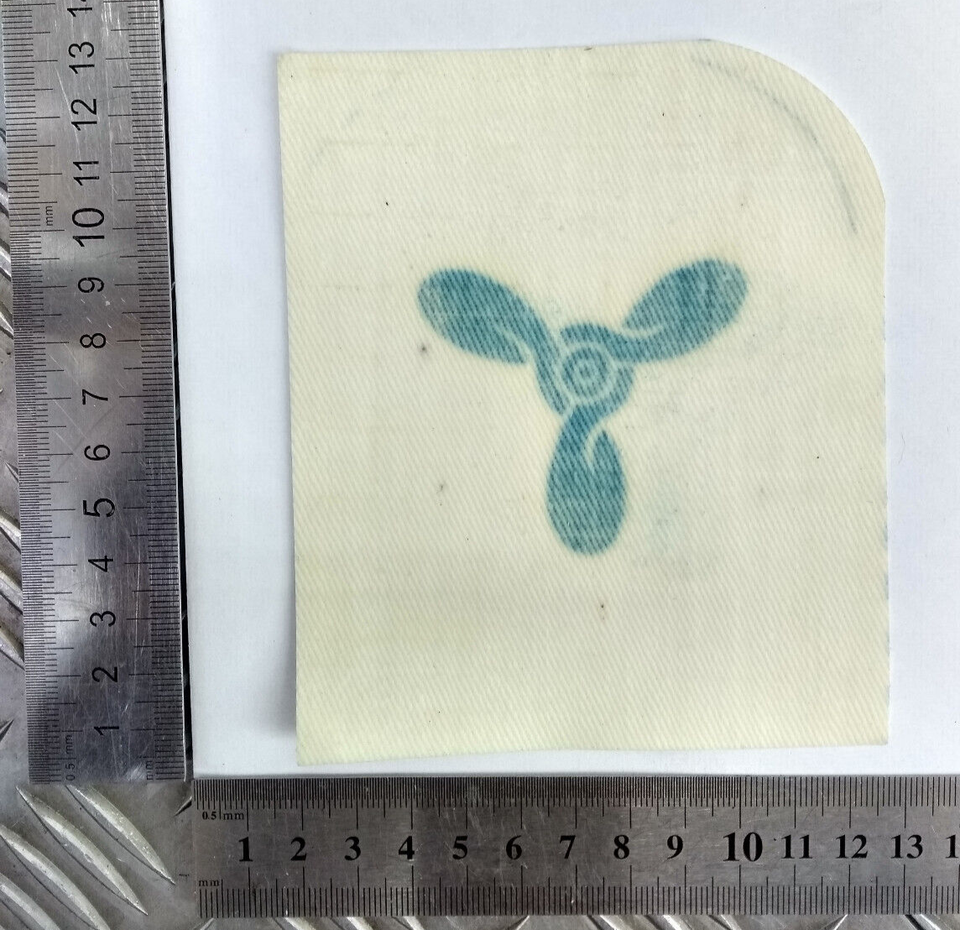 Royal Navy Engineer Blue & White Printed Qualification Patch | eBay