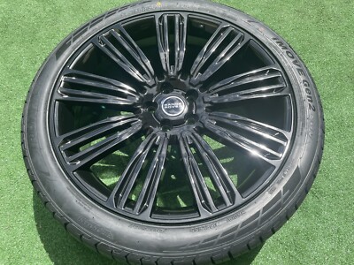 Range Rover 22 IN BLACK WHEELS Land Rover LR 2022 9012 9 SPOKE BRAND ...