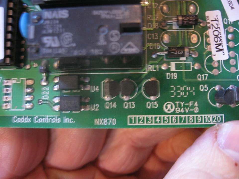 Caddx Fire Alarm PCB Circuit Board Signal System Control Unit #- NX870 ...