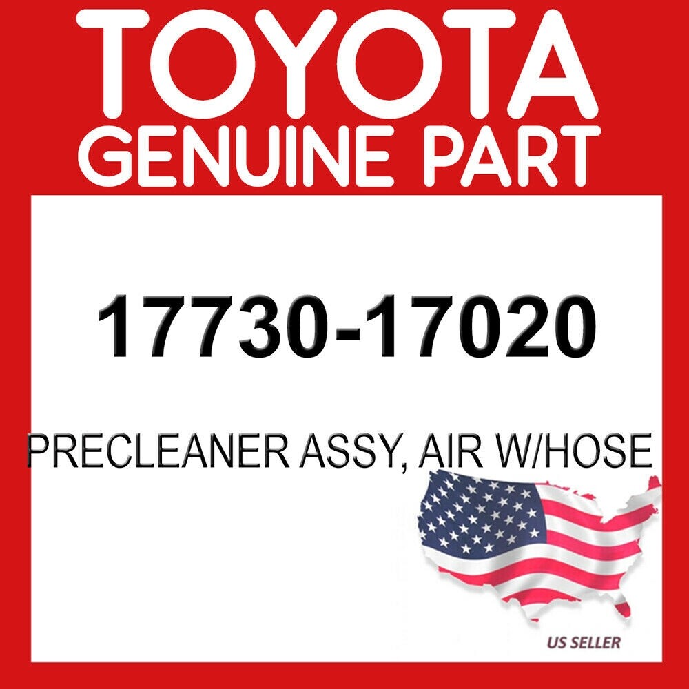 TOYOTA GENUINE 17730-17020 PRECLEANER ASSY, AIR W/HOSE OEM 1773017020 ...