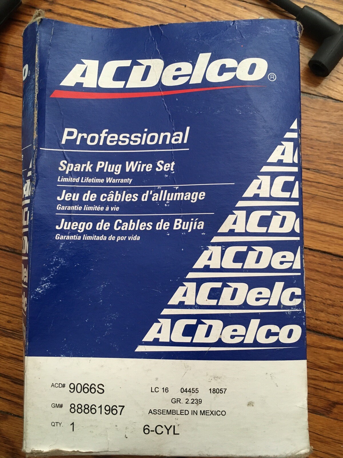 Spark Plug Wire Set ACDelco Pro ACD# 9066S GM#88861967 6-CYL General ...
