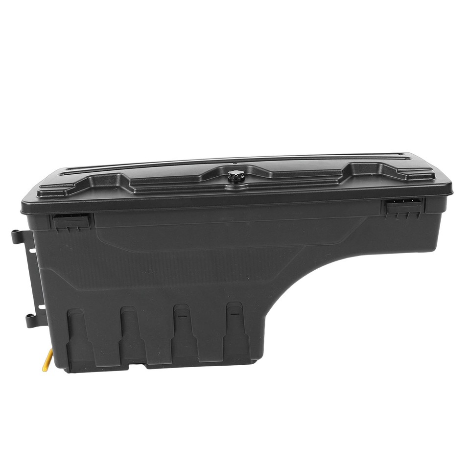 Truck Bed Storage Box Rotatable Drivers Side Lockable Truck Bed Tool ...