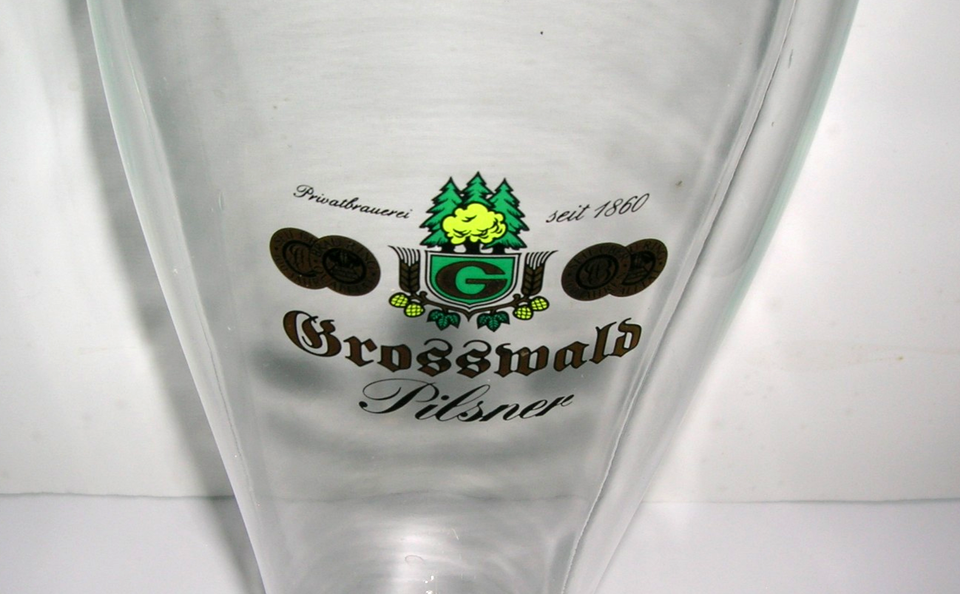 Grosswald Pilsner Beer German 2L Blown Glass Boot DAS BOOT 13 in T Collectible | eBay