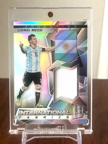 2016-17 Panini Lionel Messi Argentina International Fabrics Jersey /49 ...