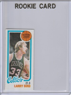 LARRY BIRD ROOKIE CARD 1980 Topps Basketball BOSTON CELTICS VINTAGE ...